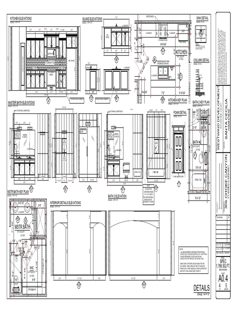 306 CHOK - ARCH PLANS | PDF | Drywall | Wallcoverings