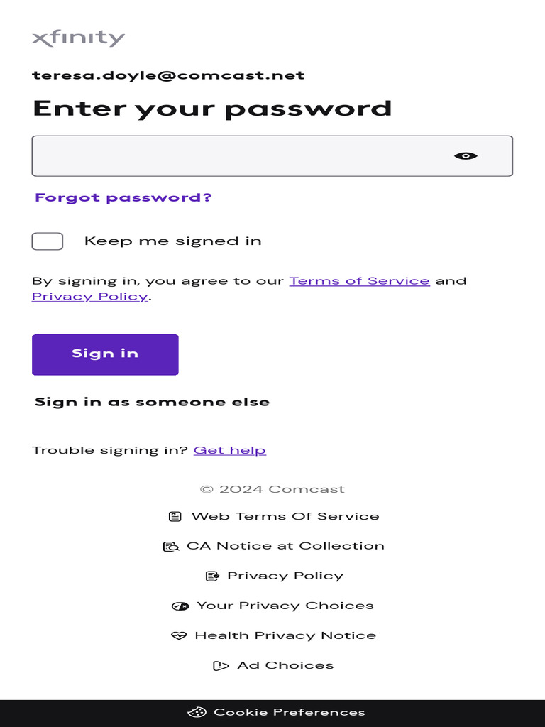 Sign in To Xfinity | PDF