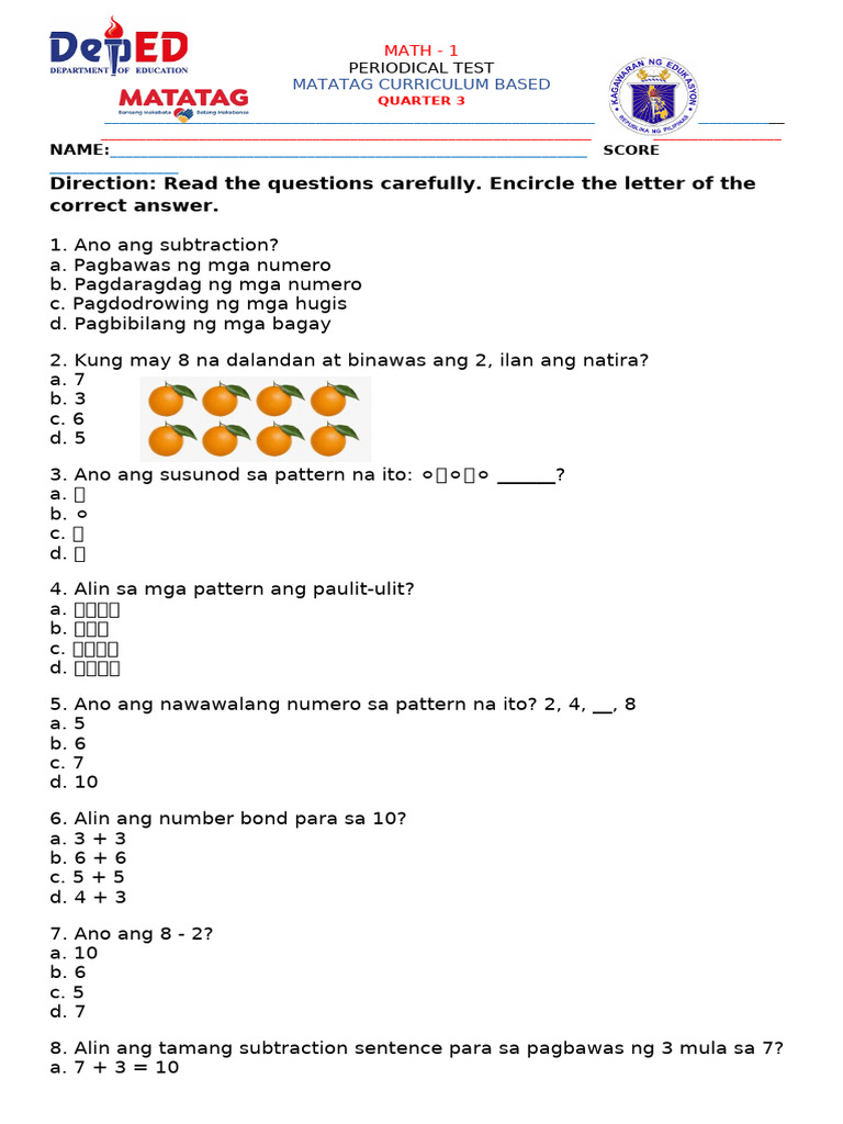 MATH-tagalog | PDF
