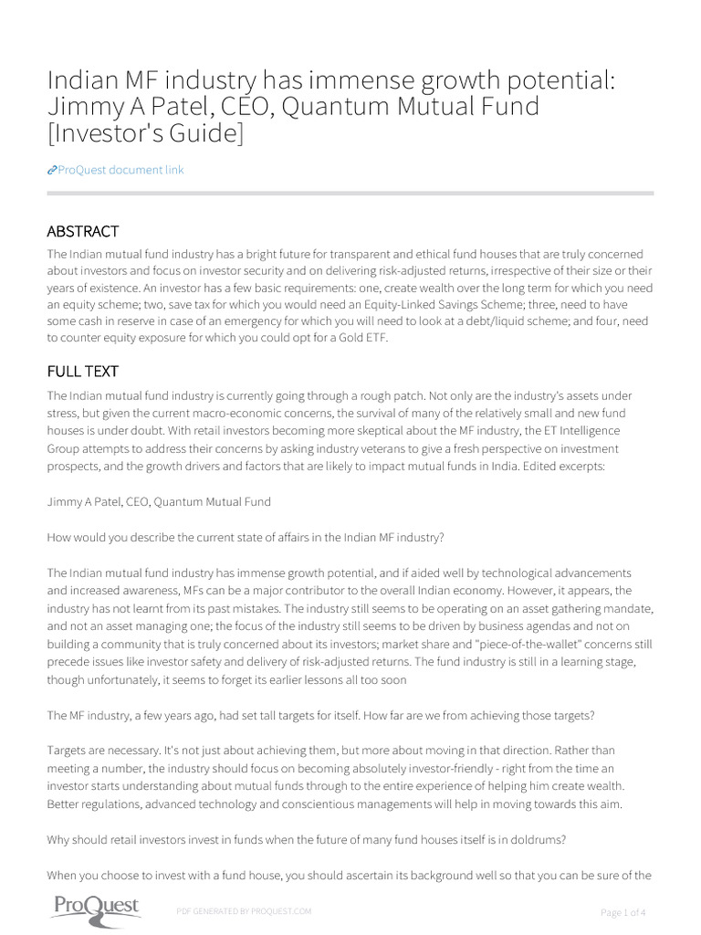 ProQuestDocuments-2025-01-29 | PDF | Mutual Funds | Exchange Traded Fund