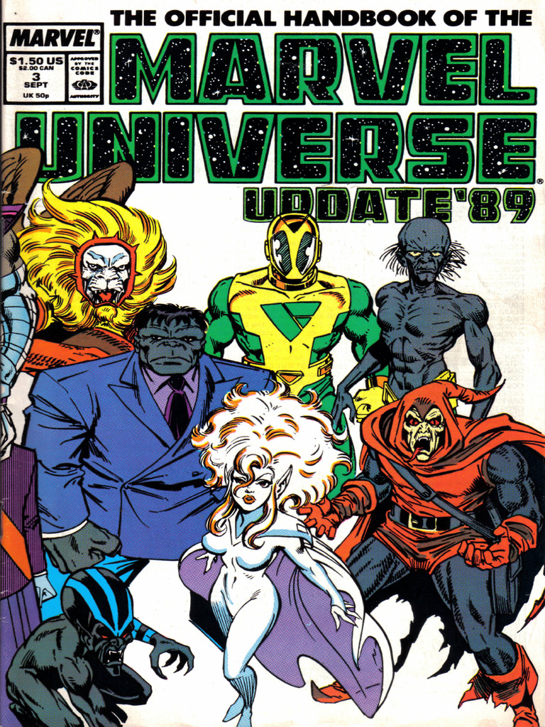 Official Handbook Marvel Universe 89 Update v3 | PDF