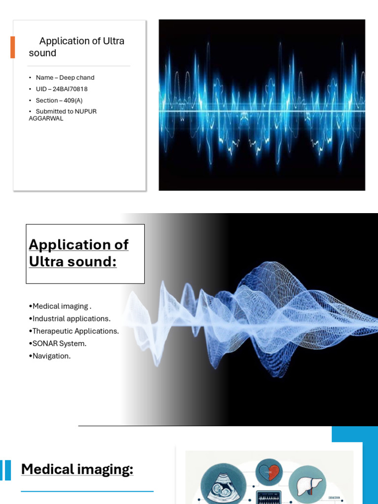 Applications of Ultrasound Technology | PDF
