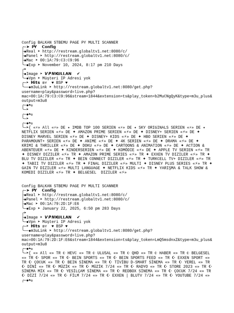 restream.globaltv1.net | PDF