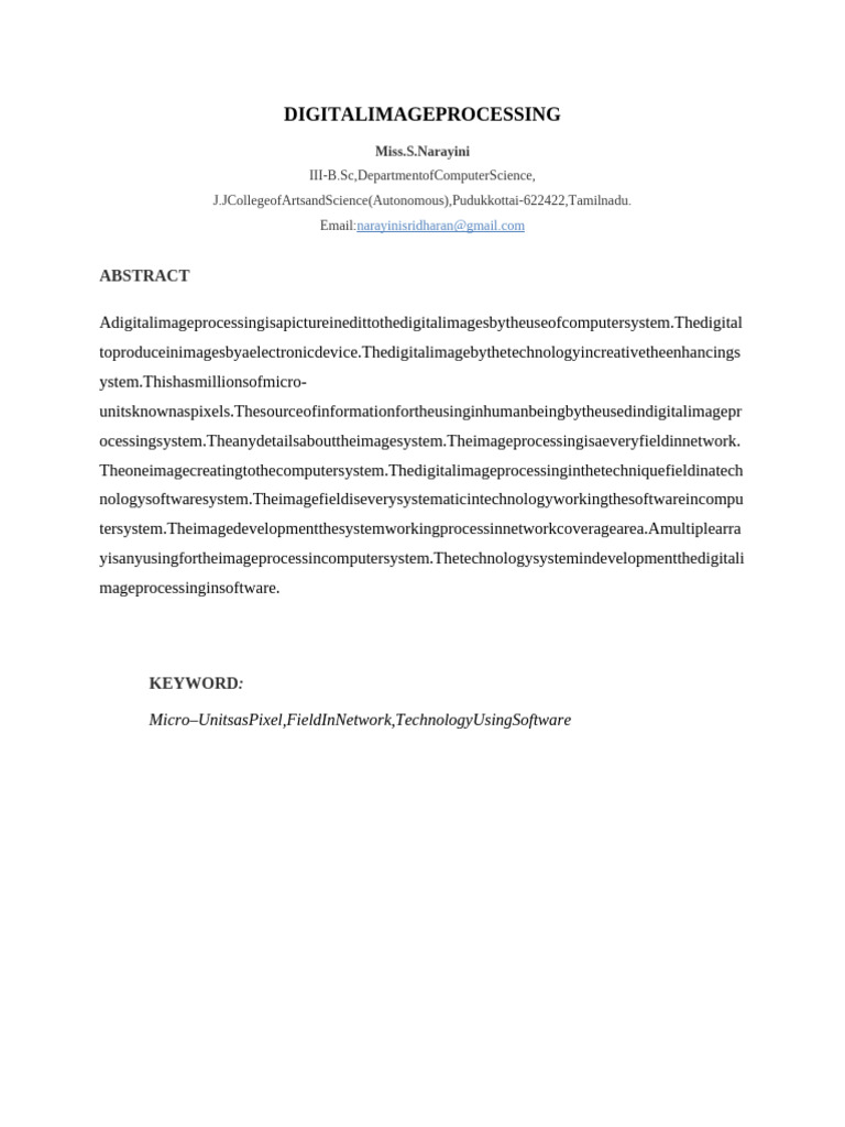 Digital Image Processing Basics | PDF