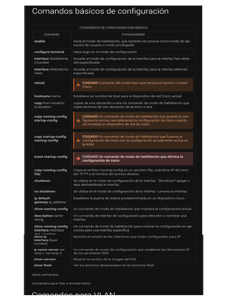 comandos cisco | PDF