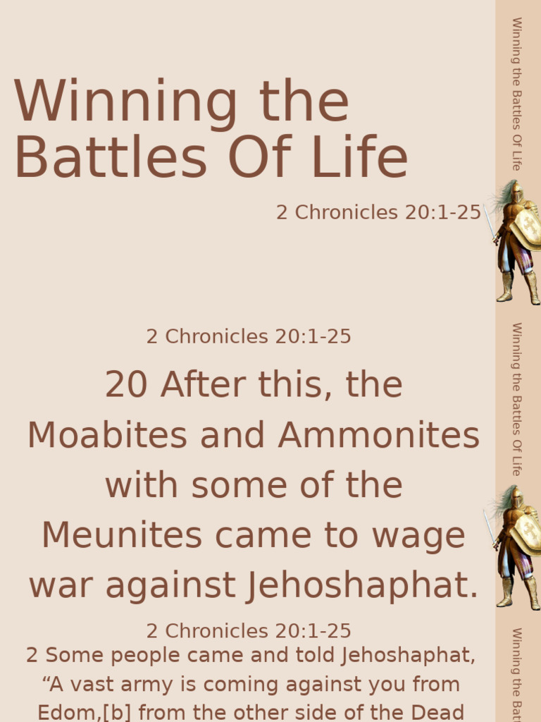 Strategies for Winning Life's Battles | PDF | Kingdom Of Judah | Old ...