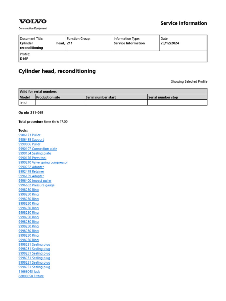 Cylinder Head Reconditioning Engine D16f Pdf Valve Piston