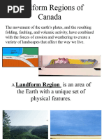 Canada's Landforms & Regions | PDF | Appalachian Mountains | Great Plains