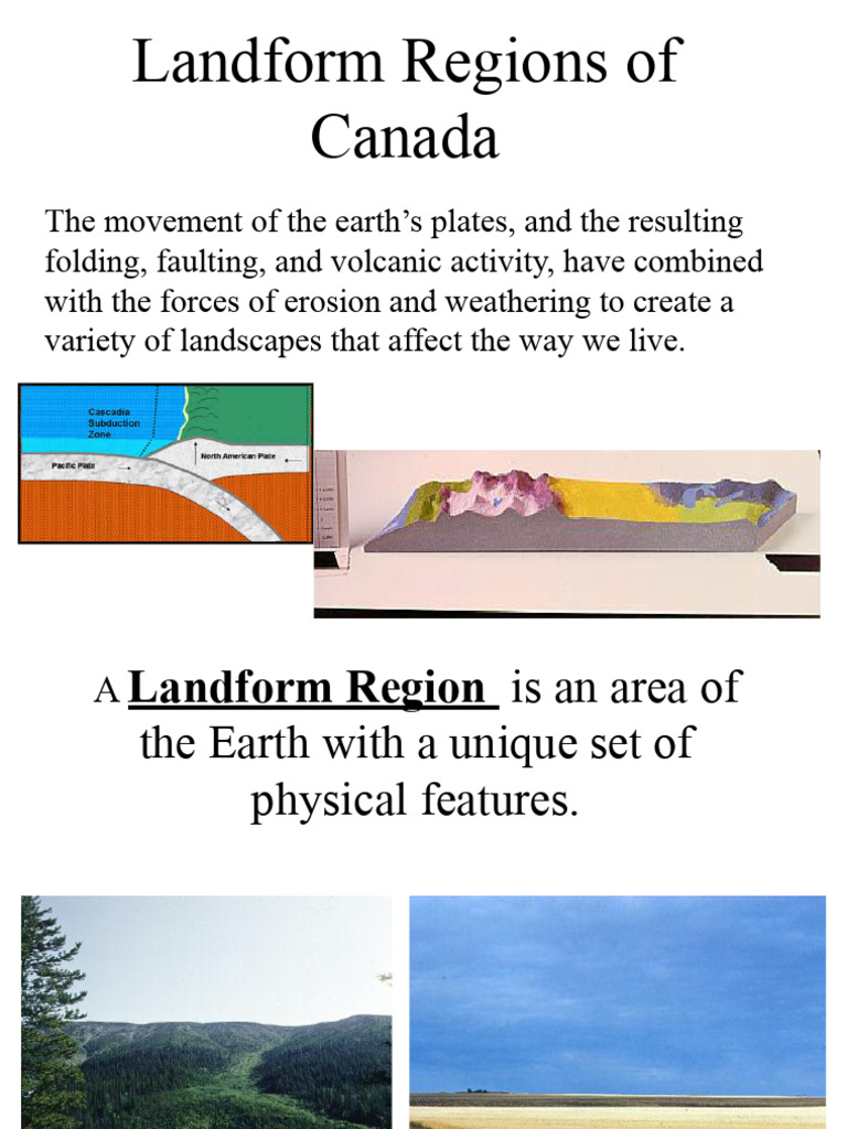 Canada's Landforms.ppt | PDF | Appalachian Mountains | Rock (Geology)