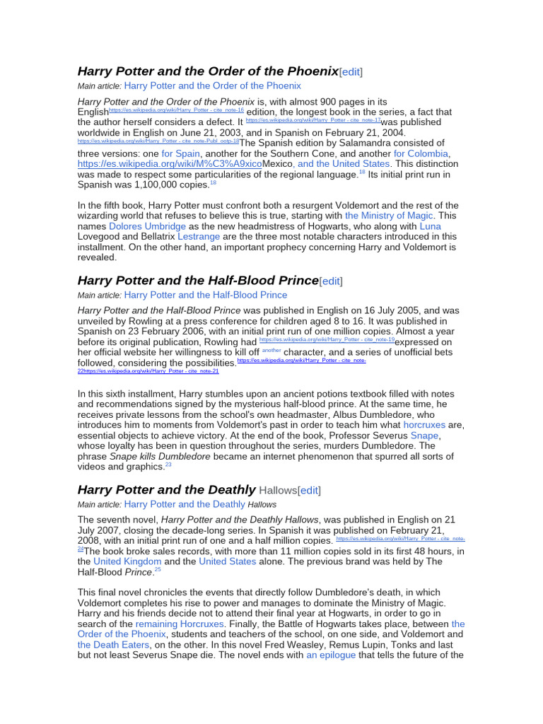Overview of Order of the Phoenix | PDF | J. K. Rowling | Mythography