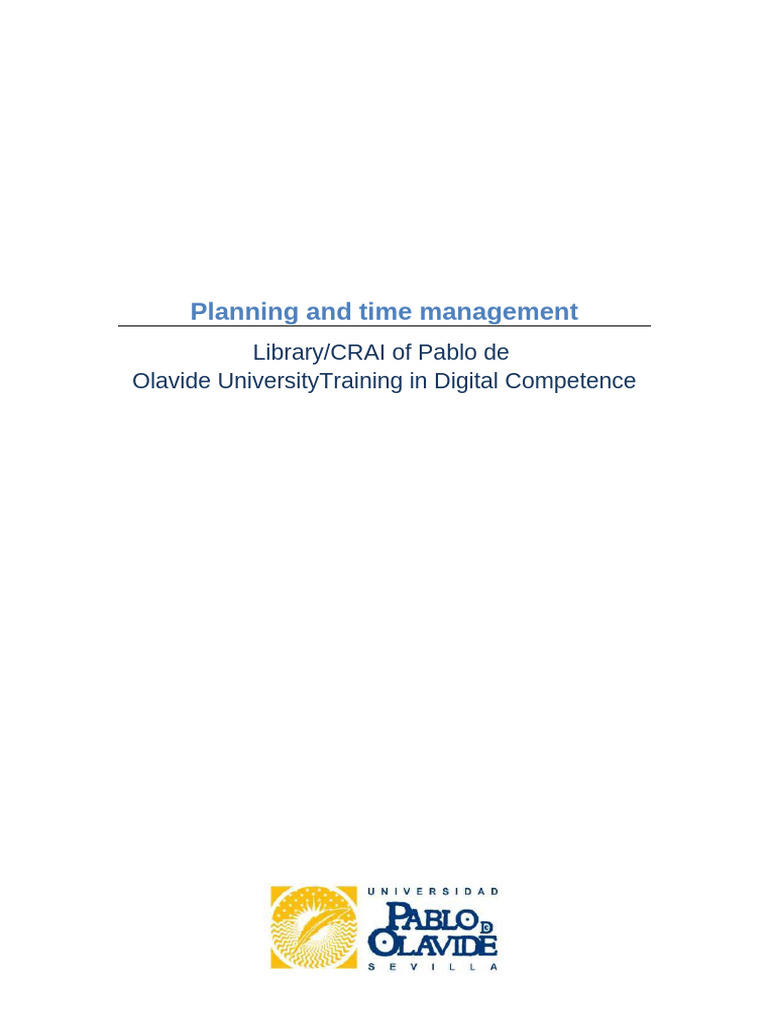 Time Management Guide for Students | PDF | Time Management ...