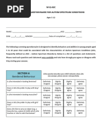 Autism Spectrum Screening Questionnaire | PDF | Autism Spectrum ...