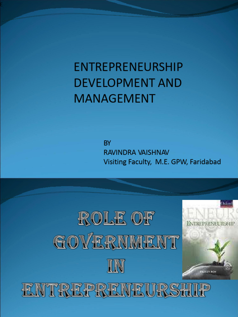 book-EDM-RAVINDER | PDF | Entrepreneurship | Private Sector
