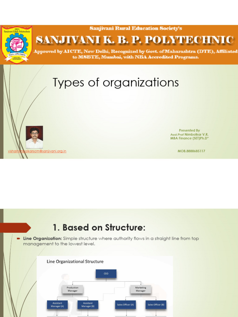 types of Organizational Structure | PDF | Corporations | Cooperative