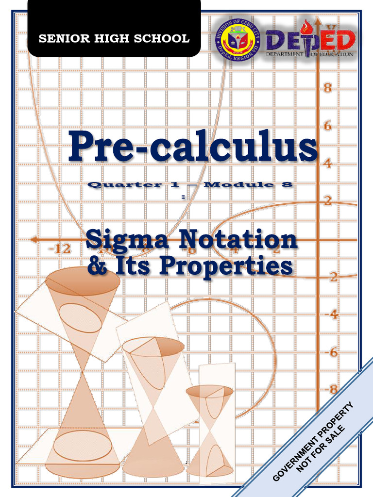 8 Q1 Pre Calculus 1 1 Pdf Summation Mathematics
