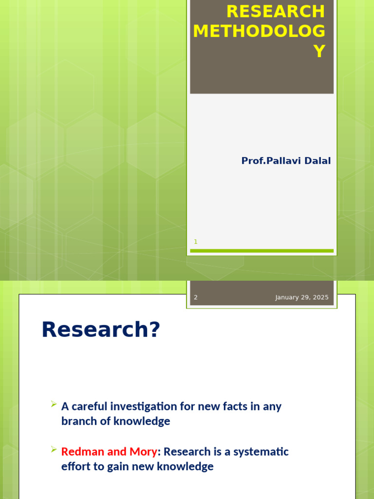 Research Methodology Overview Guide | PDF | Methodology | Qualitative ...