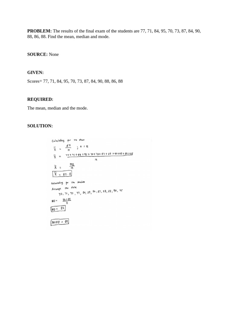 DATA ANALYTICS PROBLEMS | PDF
