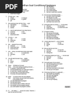 Soal Latihan Conditional Sentence Tipe 1, 2, Dan 3 Untuk Kelas 12 | PDF