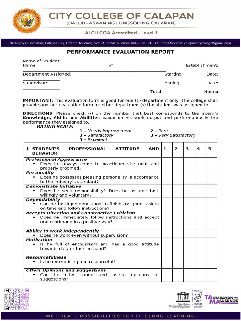 OJT Quantitative Evaluation Form | PDF | Leadership | Behavioural Sciences