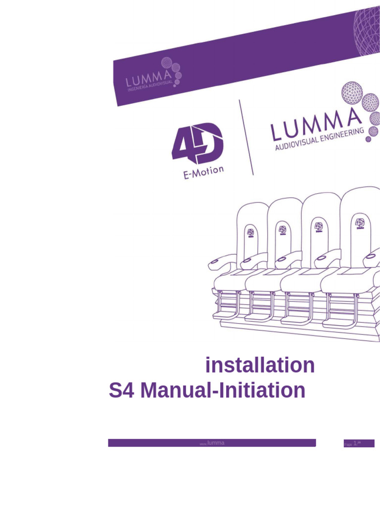 Installation Manual 4D E-Motion | PDF | Water | Electrical Wiring