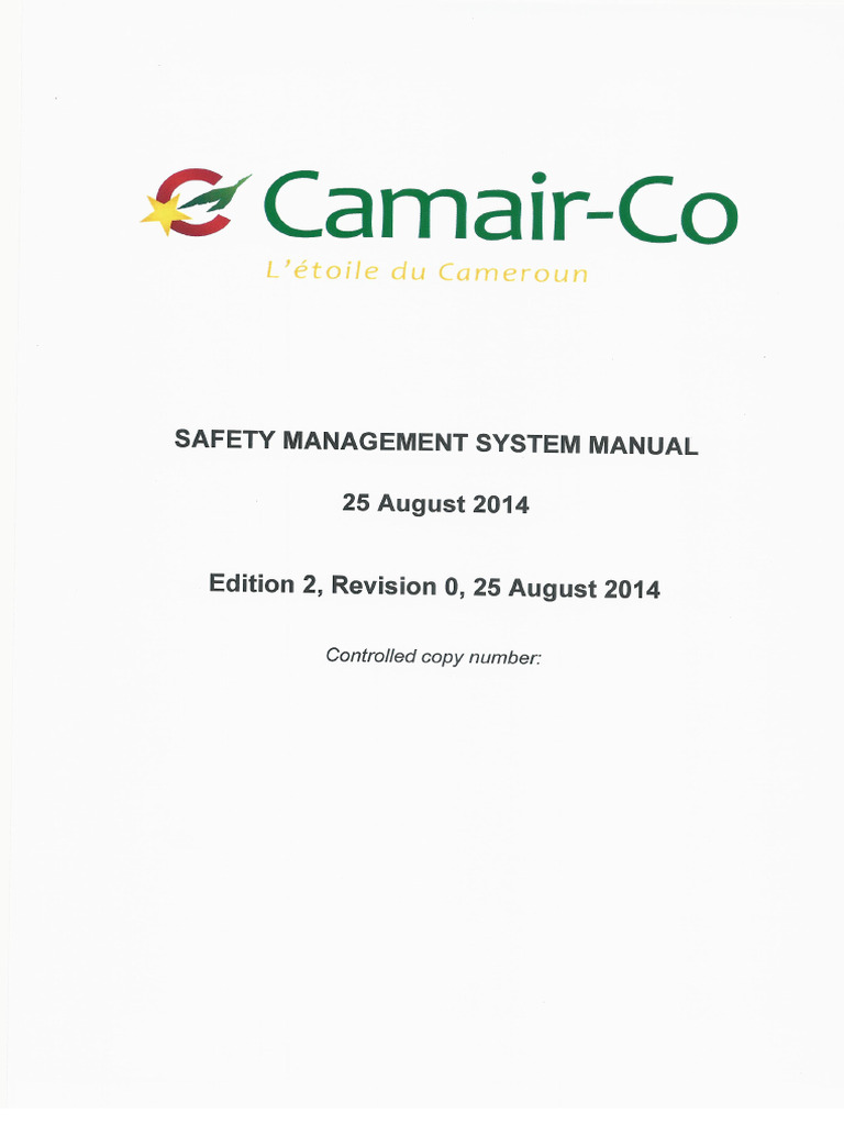 Camair - SMM Approved 2016 | PDF | Safety | Dangerous Goods