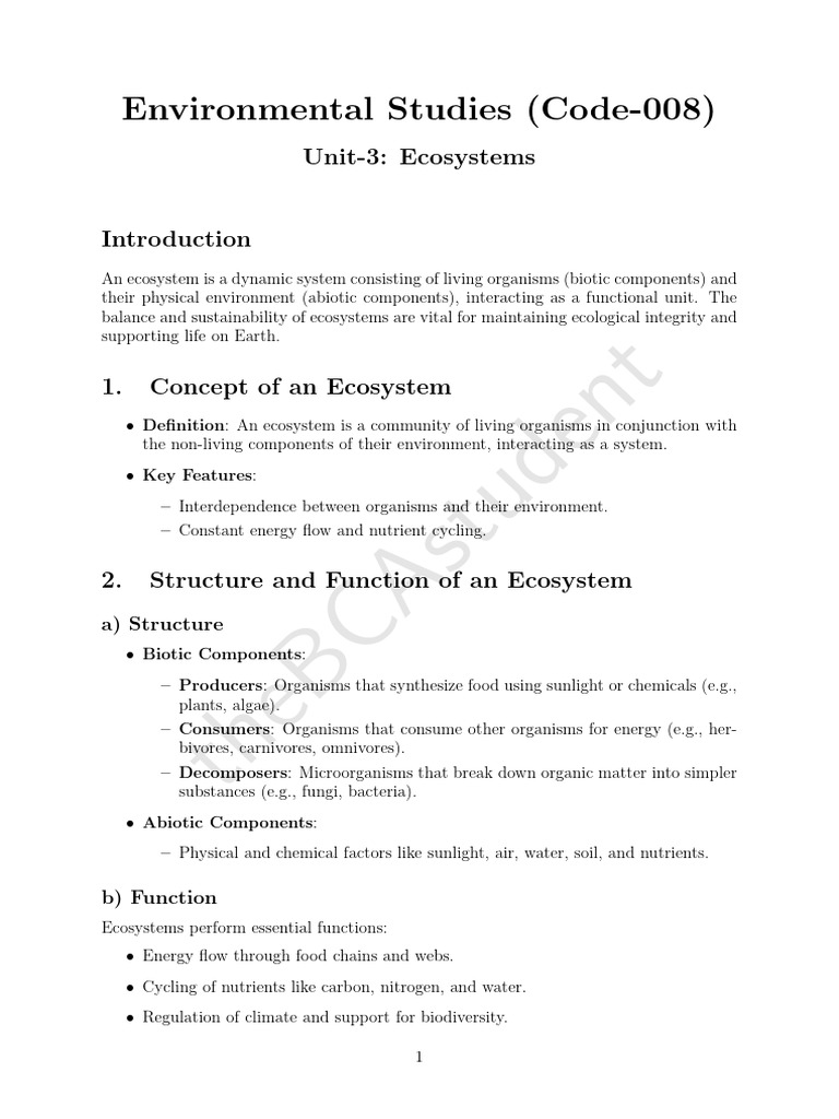 ccsu_bca1_evs_chap_3 | PDF | Food Web | Ecosystem