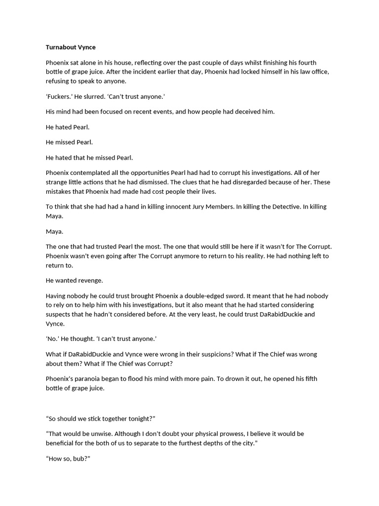 Turnabout Vynce | PDF