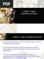 Adult Chest Tube Dressing Change | PDF