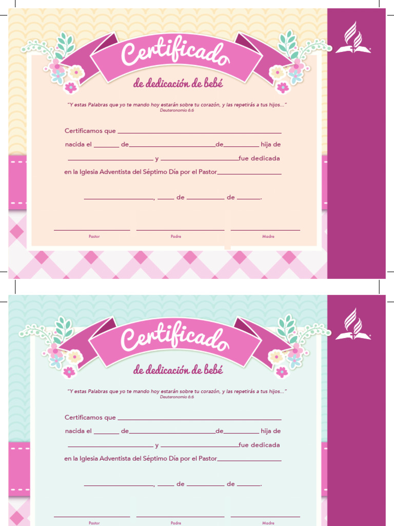 Cerificados Isabella y Dhara | PDF