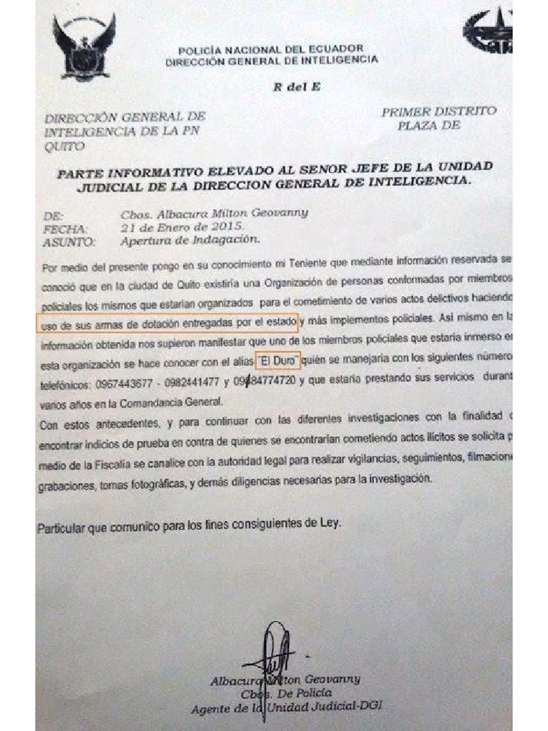 Parte Informativo | PDF