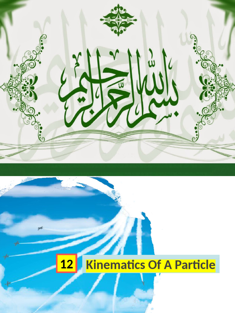 Chapter 12 Kinematics of A Particle - Part-II | PDF | Acceleration | Coordinate System