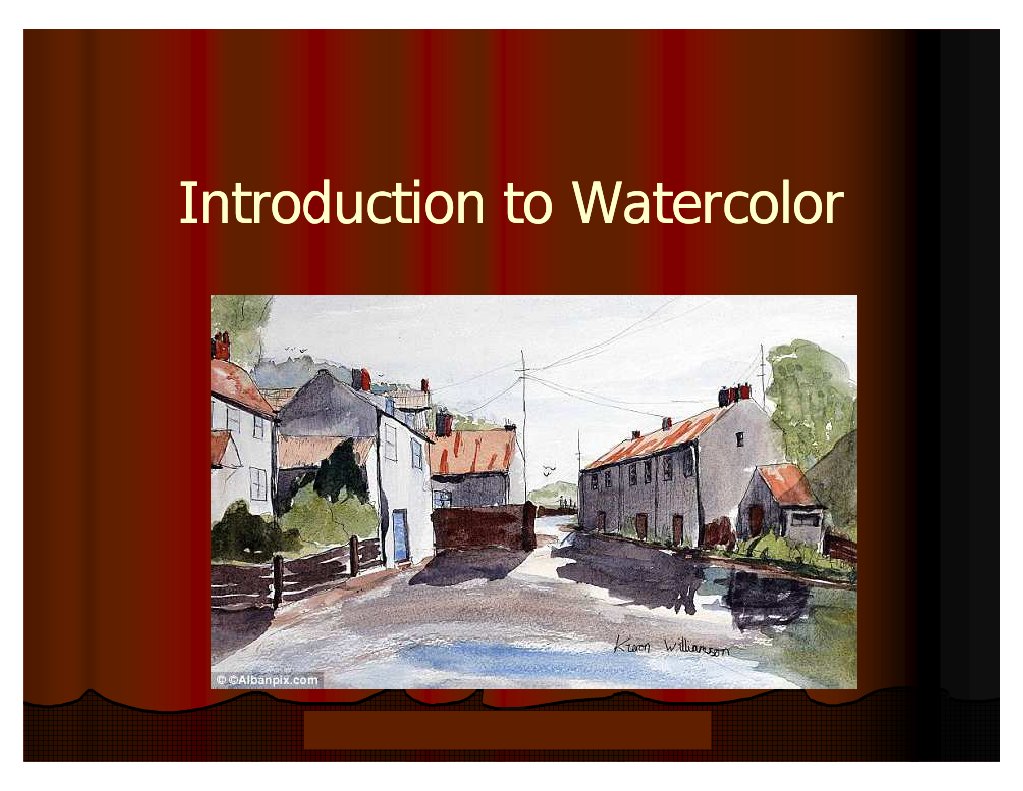 1 Watercolor | PDF | Watercolor Painting | Pigment