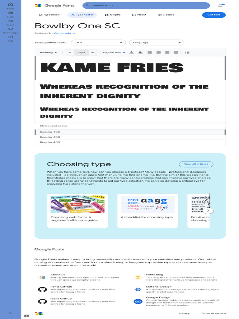 Choosing the Right Typeface Guide | PDF | Typefaces | Graphic Design