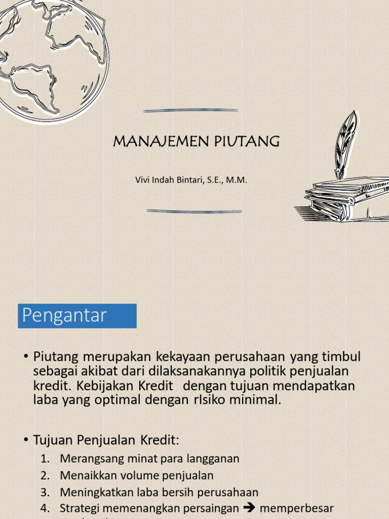 12 Manajemen Piutang | PDF