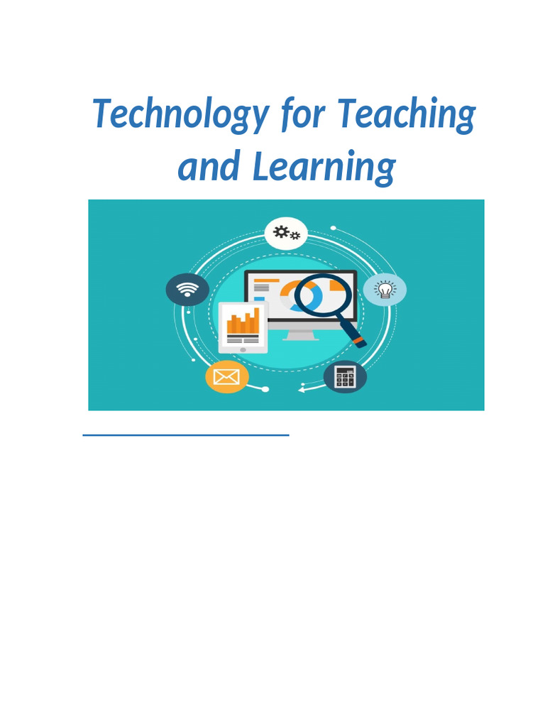 Technology in Teaching and Learning Essentials | PDF | Educational ...