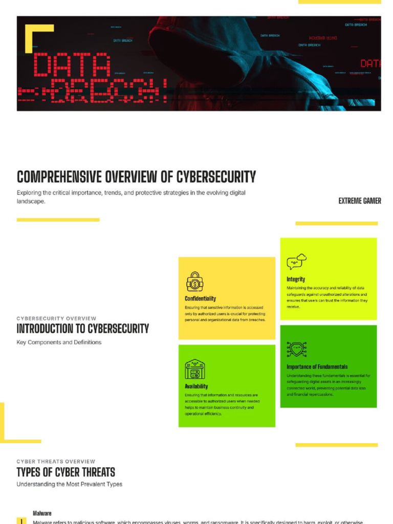 Cyber Security PPT - Odp No 1 | PDF