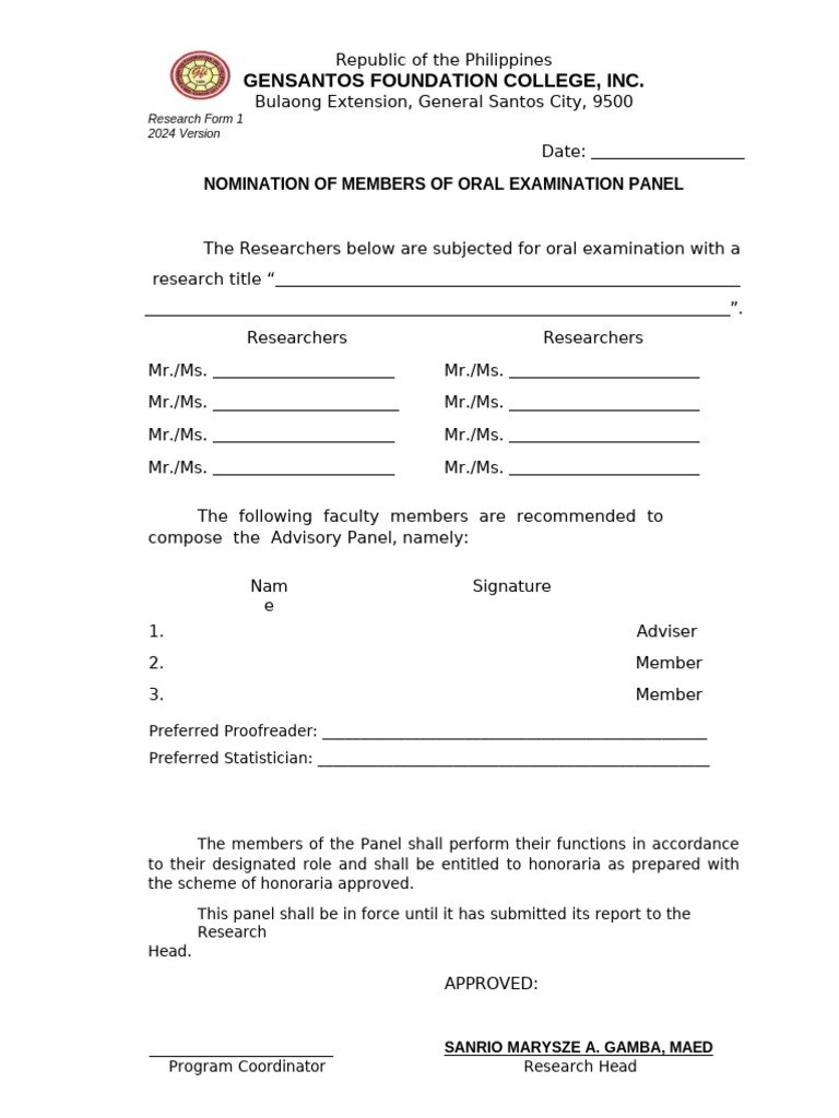 Research-Form-1 | PDF