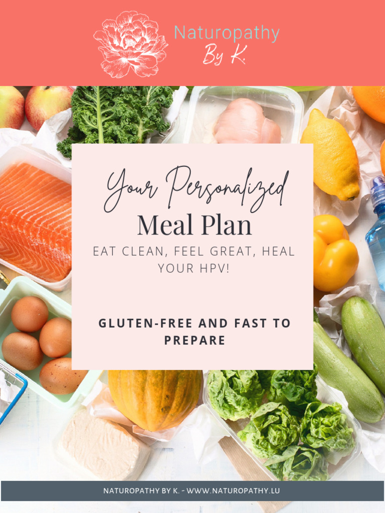 HPV Healing: 4-Week Meal Plan | PDF | Salad | Stir Frying