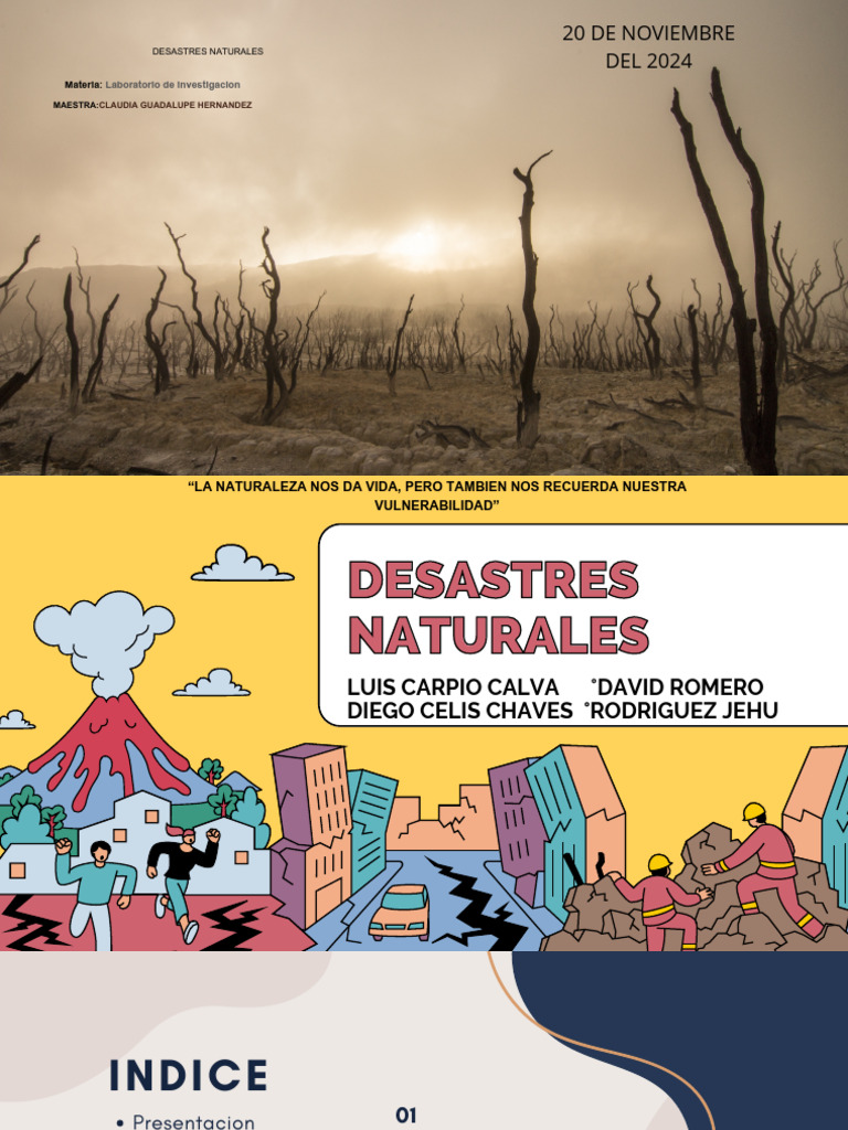Desastres Naturales - 20241127 - 234540 - 0000 | PDF | Tsunami | Temblores