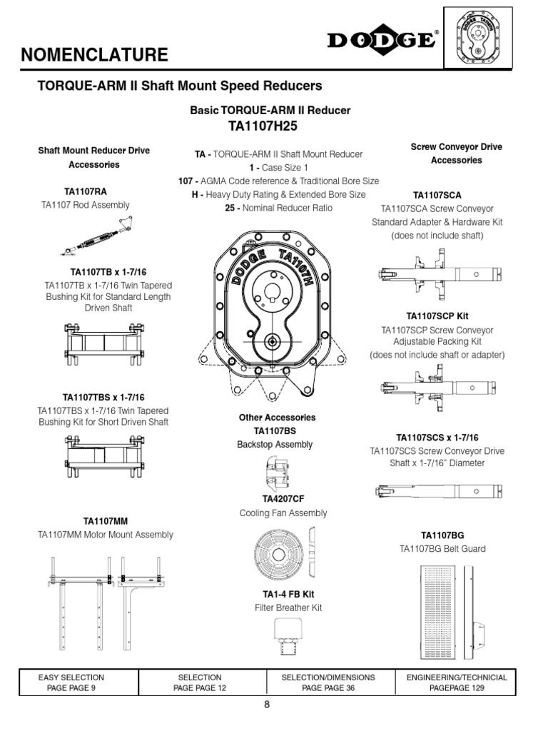 Torque-Arm II Reducer Manual | PDF | Screw | Manufactured Goods