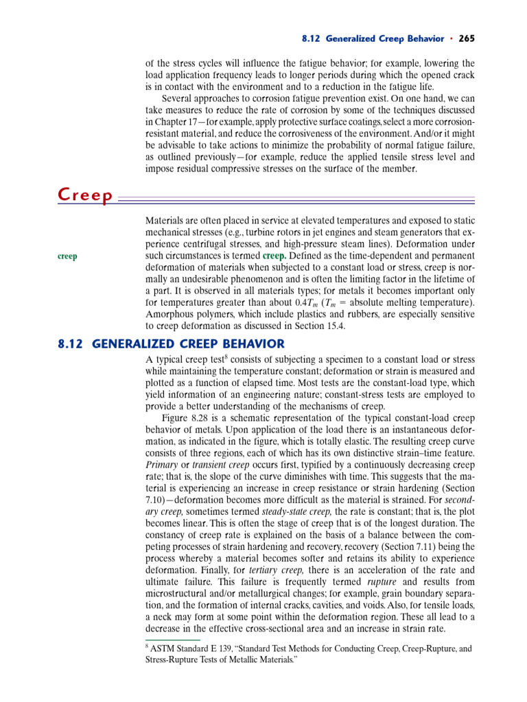 creep | PDF | Creep (Deformation) | Deformation (Engineering)
