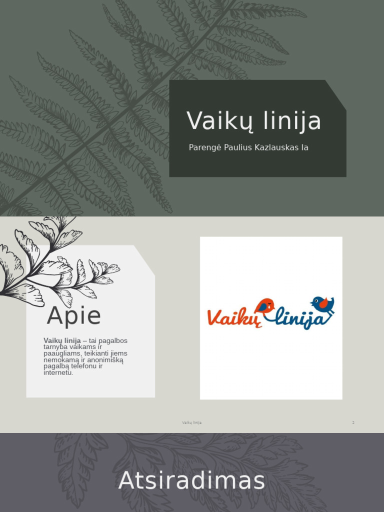 Vaiku Linija | PDF