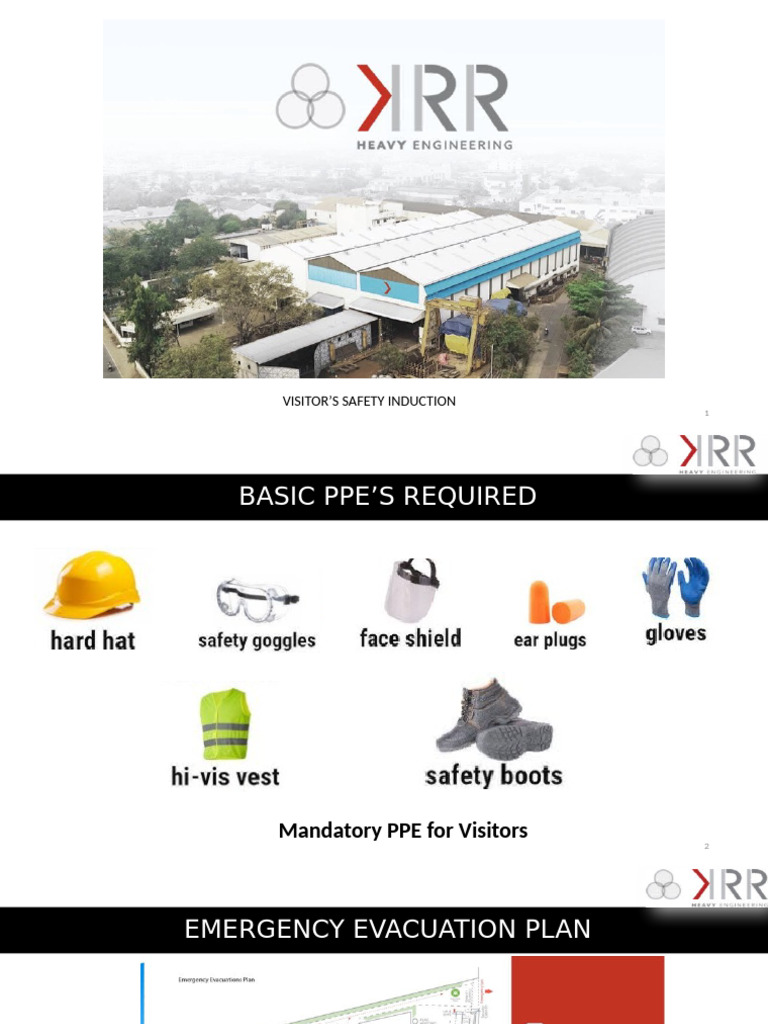 Safety Induction - Visitors | PDF