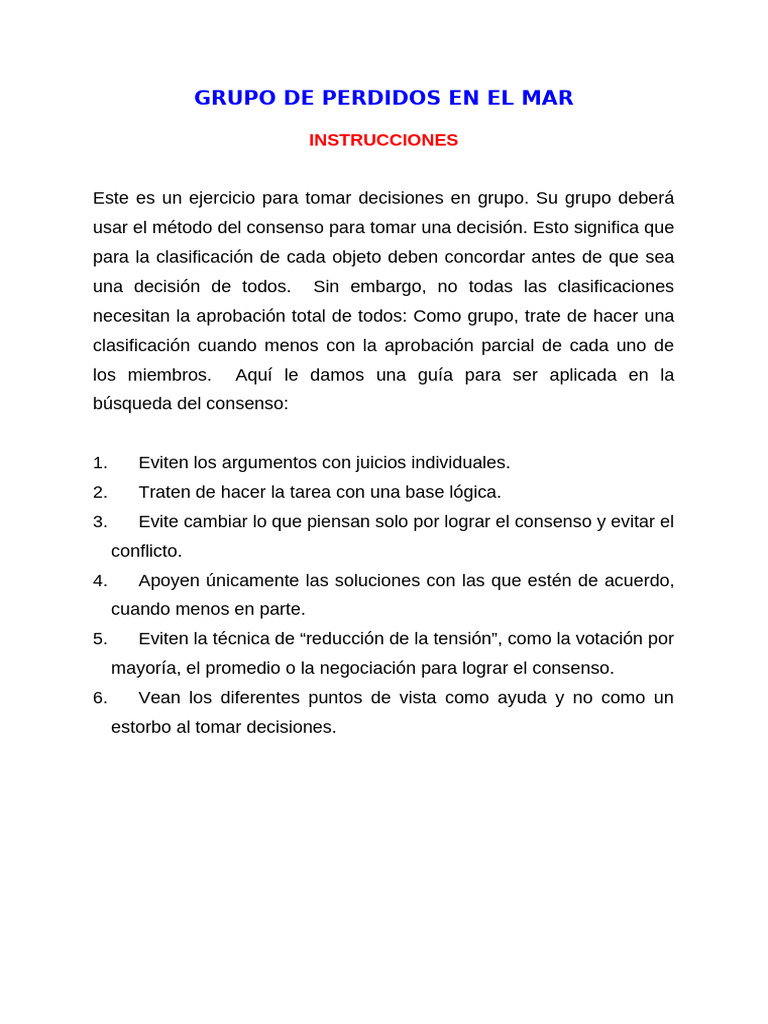 Tarea semana 7 GRUPO DE PERDIDOS EN EL MAR | PDF | Agua