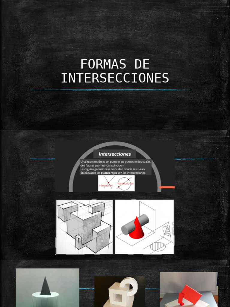 Formas de Intersecciones | PDF