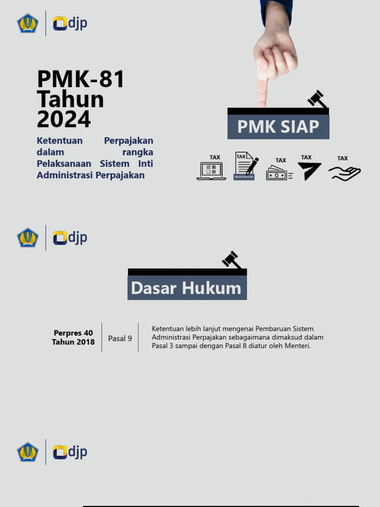 Bahan Tayang PMK-81 Tahun 2024 - Kompilasi Lengkap | PDF