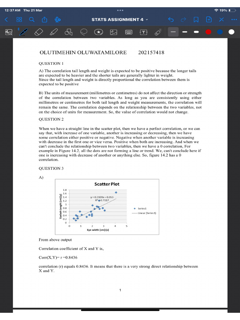 Stats Assignment 4 | PDF