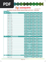 Asian Paints Price List 2025 | PDF | Paint | Brown