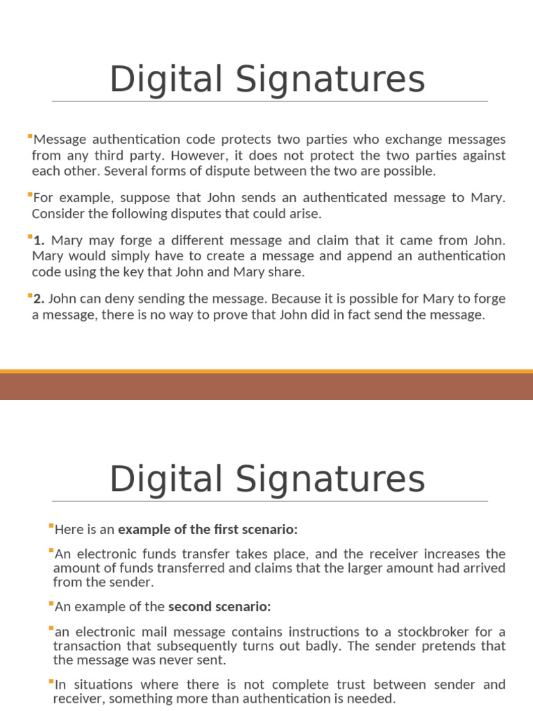 Understanding Digital Signatures and Security | PDF | Public Key ...